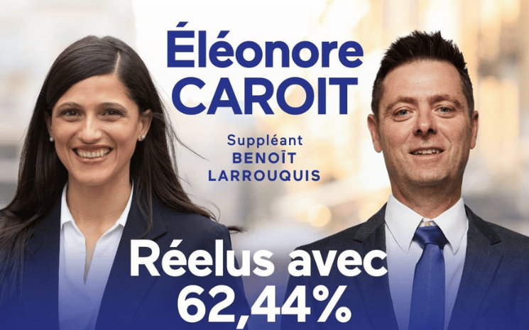 2e circonscription : Eléonore Caroit réélue lors des législatives partielles